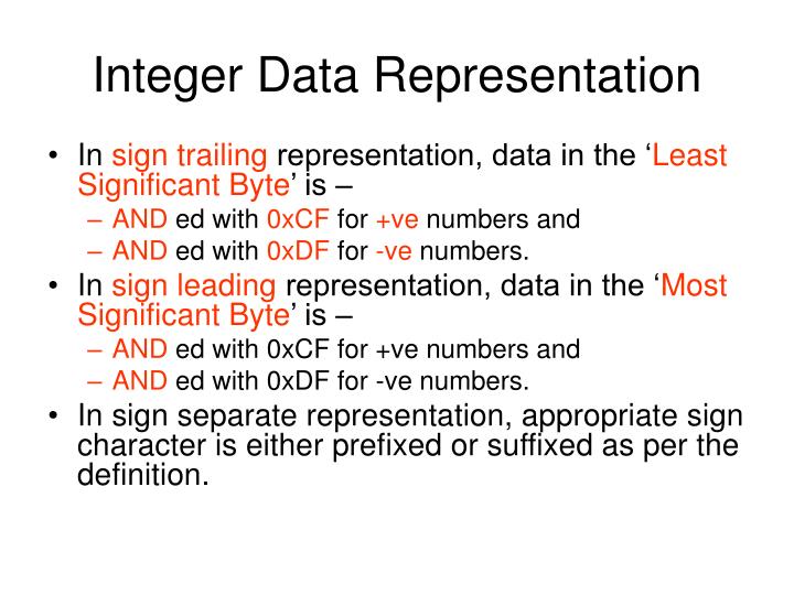 PPT - Internal Representation of Data in COBOL Data Types PowerPoint ...