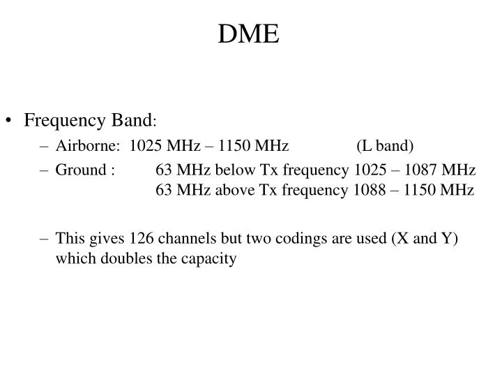 PPT - DME (Distance Measuring Equipment ) PowerPoint Presentation - ID ...