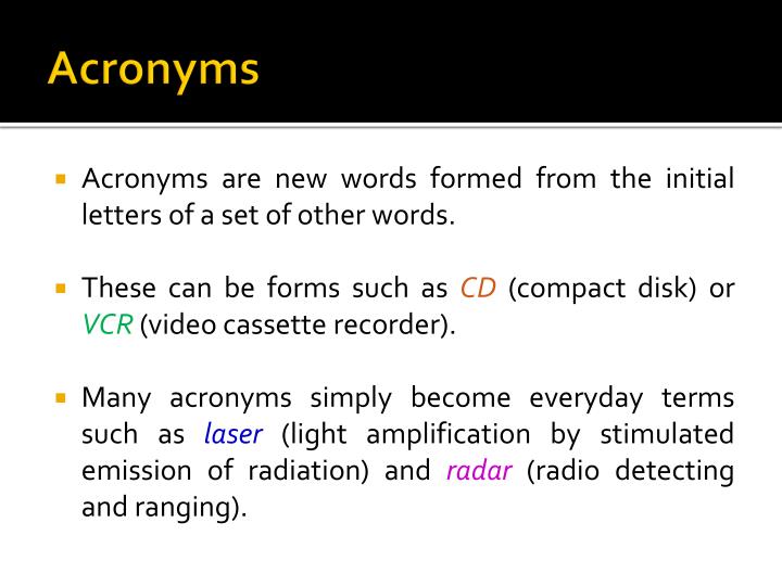 PPT - Word-formation processes PowerPoint Presentation - ID:239448