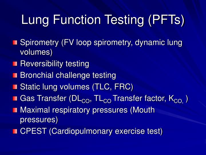 PPT - Pulmonary Physiology and Lung Function Tests PowerPoint ...