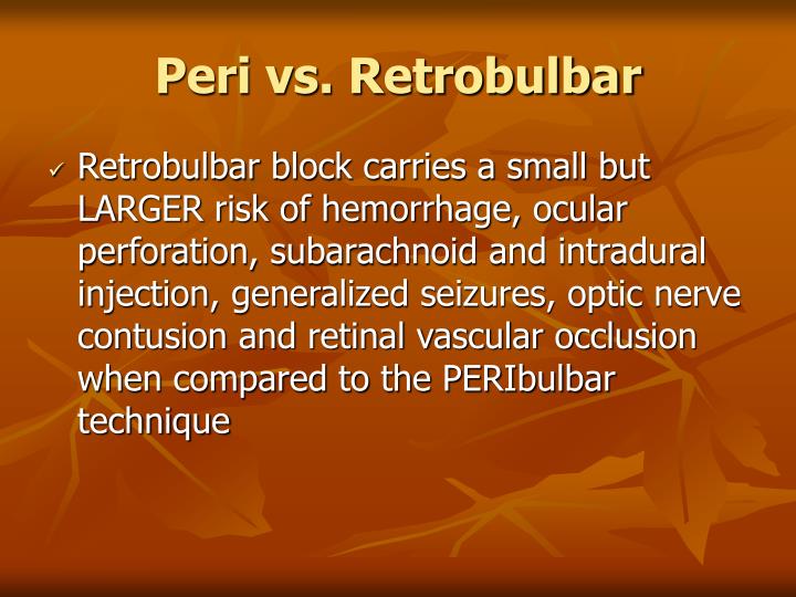 PPT - Peripheral Blocks 4 Eye Blocks and Airway Blocks PowerPoint ...
