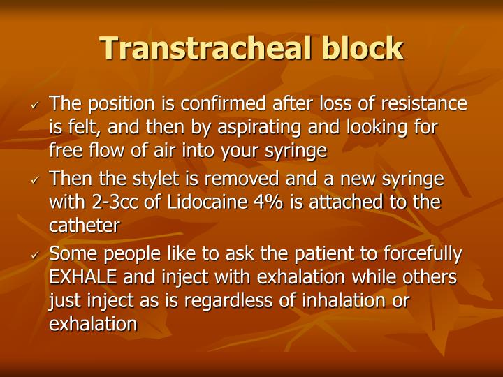 PPT - Peripheral Blocks 4 Eye Blocks and Airway Blocks PowerPoint ...