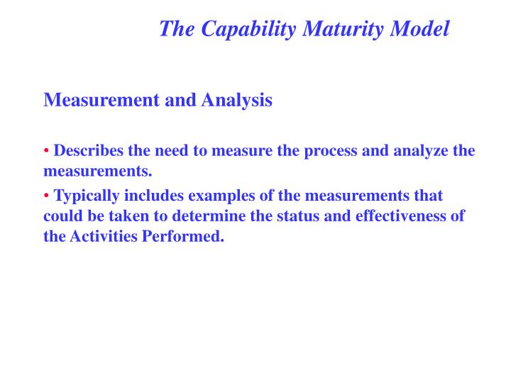 PPT - Capability Maturity Model Overview PowerPoint Presentation - ID ...