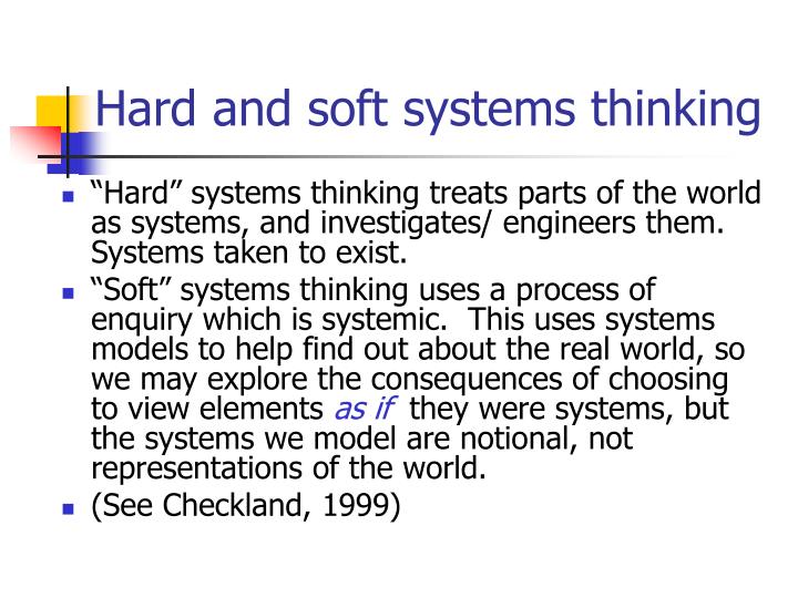 PPT - Systems Thinking and SSM PowerPoint Presentation - ID:242286