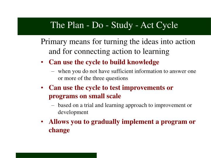 PPT - A Continuous Quality Improvement Approach to Evaluation ...