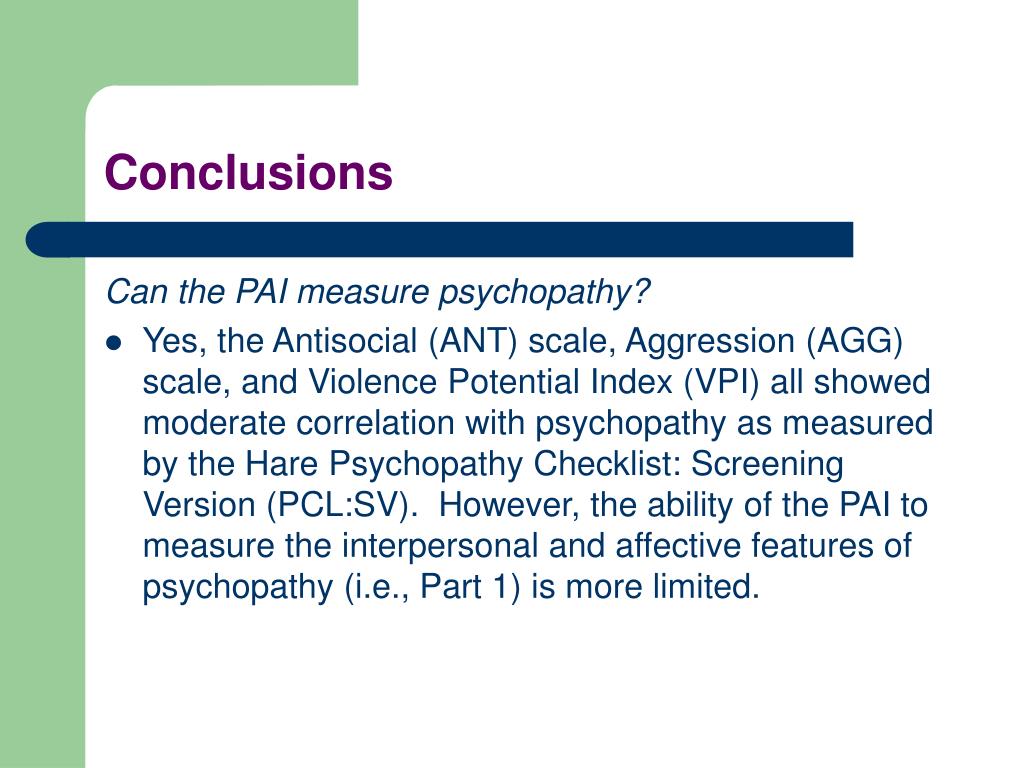 PPT - Psychopathy, Violence Risk Assessment, and the Personality ...