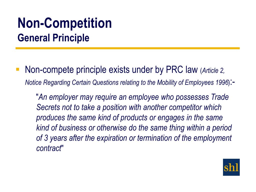 PPT - Termination of Employment, Confidentiality and Non-Competition An ...