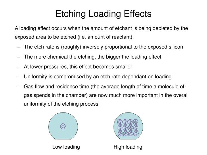 PPT - Lecture 8 – Plasma Etching PowerPoint Presentation - ID:243638