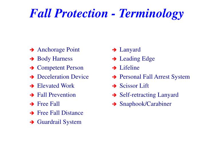 PPT - Fall Protection and Ladder Safety Training PowerPoint ...
