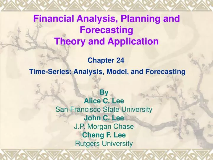 PPT - Financial Analysis, Planning and Forecasting Theory and ...