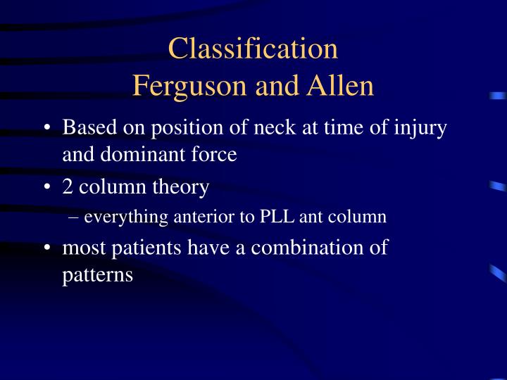 PPT - Cervical Spine Injuries Classification and Non-operative ...