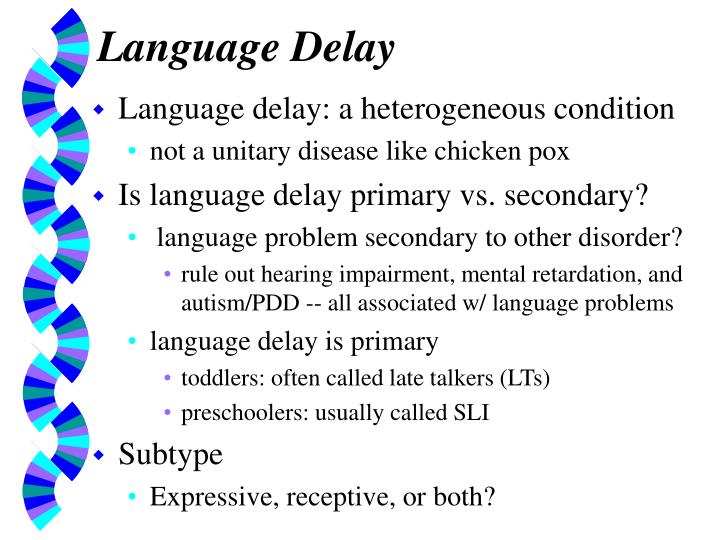 PPT - Language Delay in Young Children: Assessment and Intervention ...