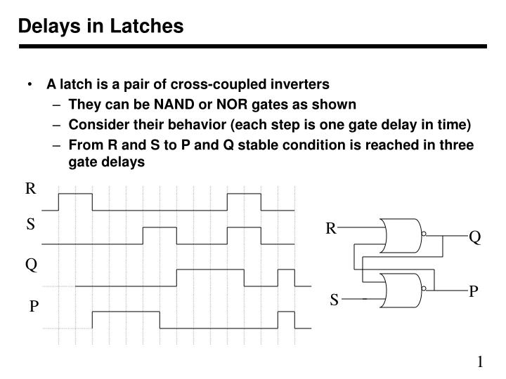 PPT - Delays in Latches PowerPoint Presentation, free download - ID:244715