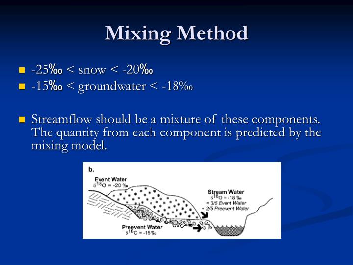 PPT - Hydrologic Mixing Models PowerPoint Presentation - ID:245327