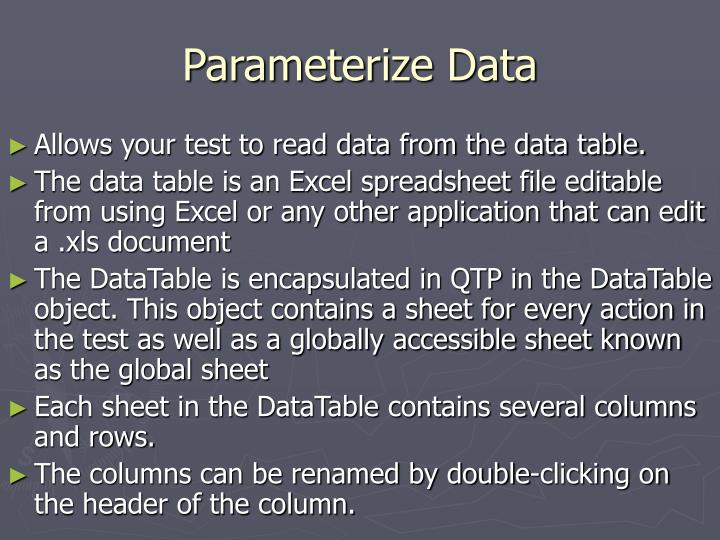 PPT - What is QTP PowerPoint Presentation - ID:246317