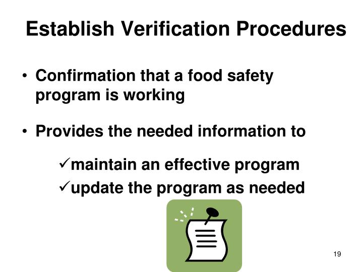 PPT - Writing and Implementing a School Food Safety Program Based on ...
