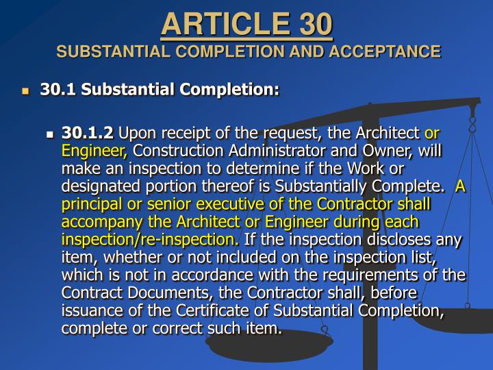 PPT - General Conditions of the Contract for Construction PowerPoint ...