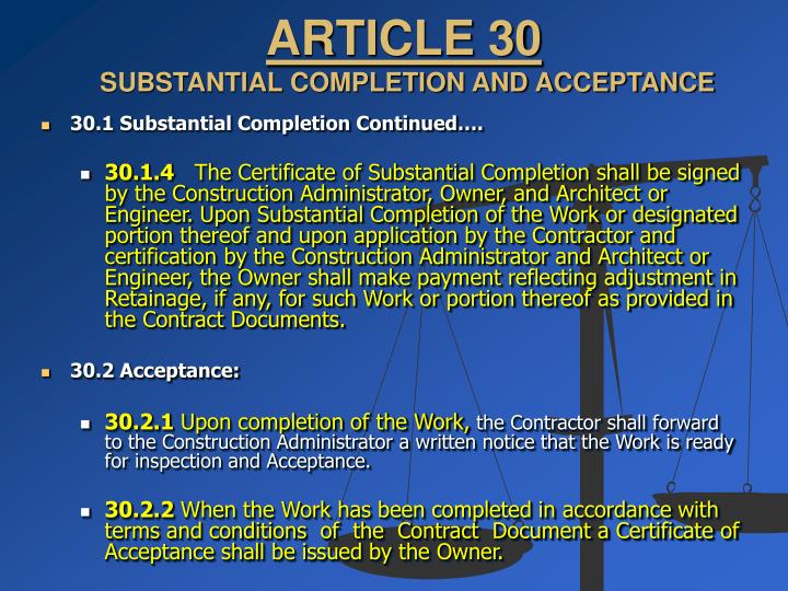 PPT - General Conditions of the Contract for Construction PowerPoint ...