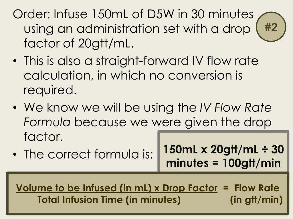 How To Calculate Iv Flow Rate Without Drop Factor How To Calculate Iv Flow Rate Without Drop Factor
