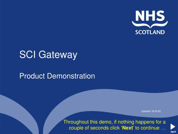 PPT - SCI Gateway PowerPoint Presentation, free download - ID:247370