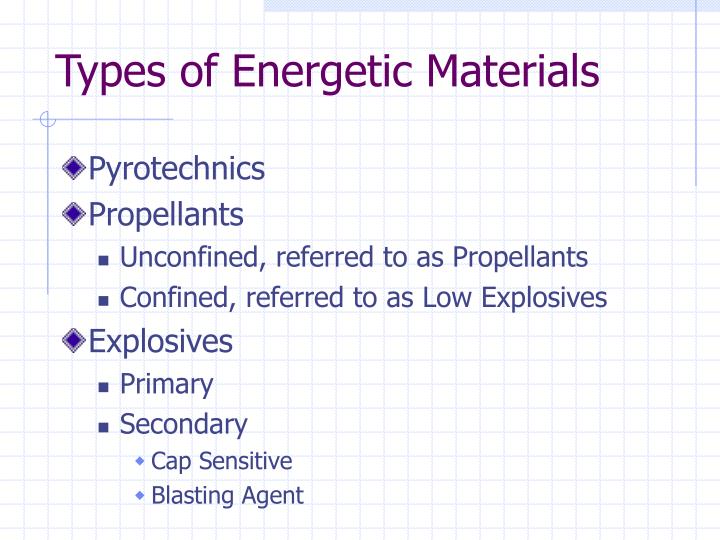 PPT - INTRODUCTION TO EXPLOSIVES PowerPoint Presentation - ID:247587