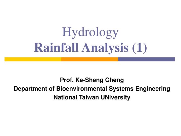 PPT - Hydrology Rainfall Analysis (1) PowerPoint Presentation, free ...