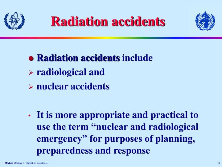 PPT - RADIATION ACCIDENTS: TERMINOLOGY, SCOPE OF PROBLEM AND STATISTICS ...