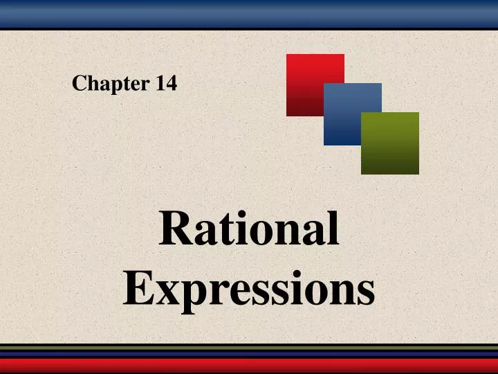 PPT - Rational Expressions PowerPoint Presentation, free download - ID ...
