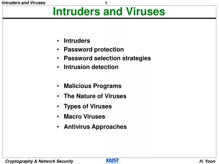 PPT - Intruders and Viruses PowerPoint Presentation, free download - ID ...