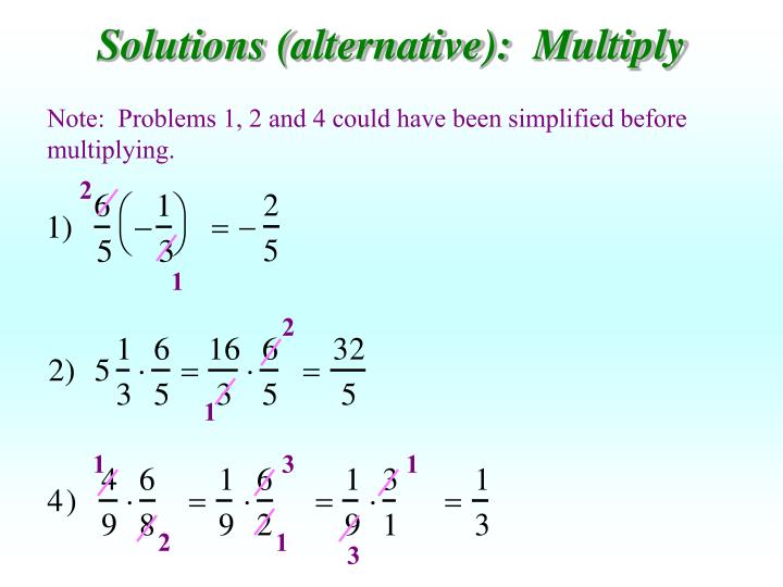 PPT - Multiplying and Dividing Rational Numbers PowerPoint Presentation ...