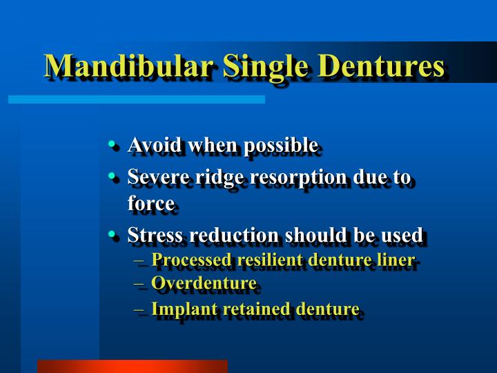 PPT - Single Complete Dentures PowerPoint Presentation - ID:248925