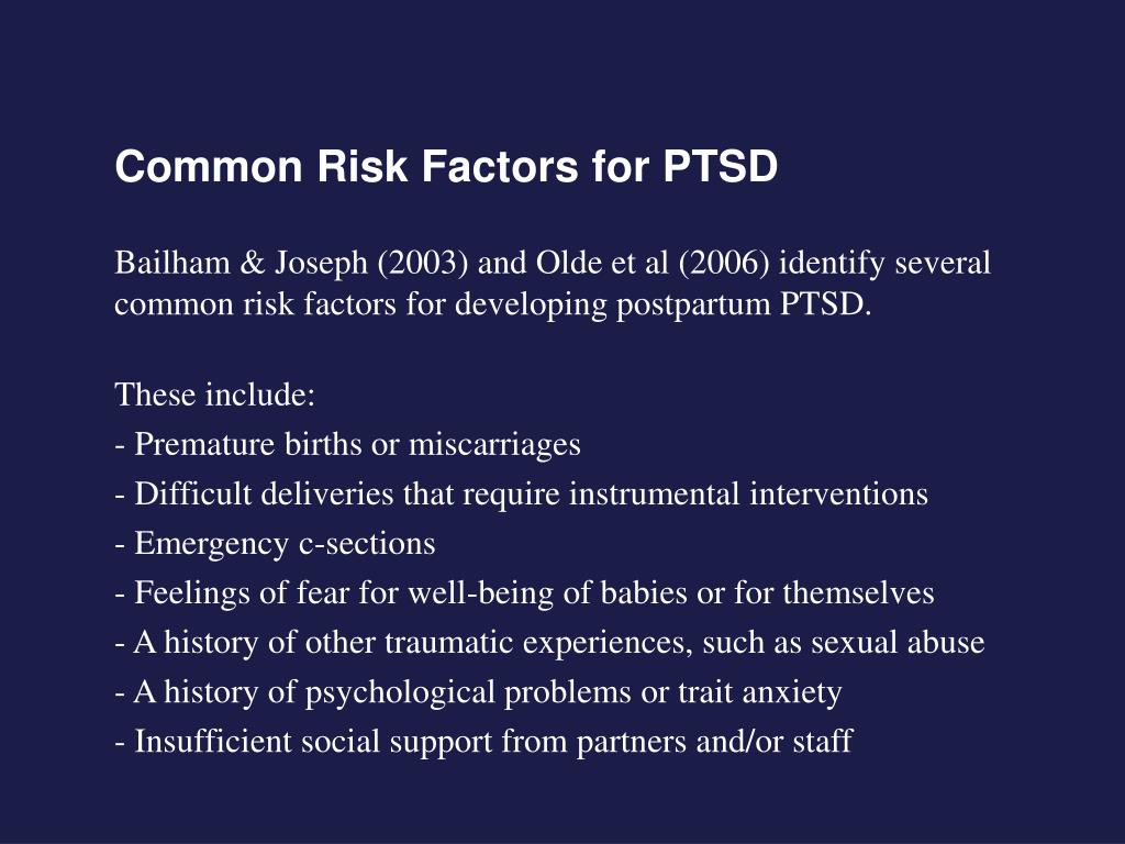 PPT - Postpartum Depression and Other Pregnancy-Related Anxiety and ...