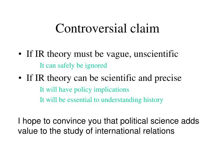 PPT - Grand Theories of International Security PowerPoint Presentation ...