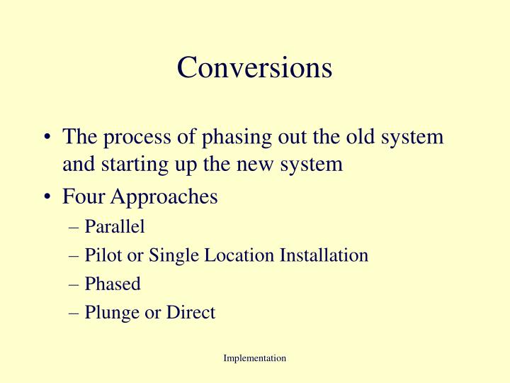 PPT - Conversions PowerPoint Presentation, free download - ID:250211