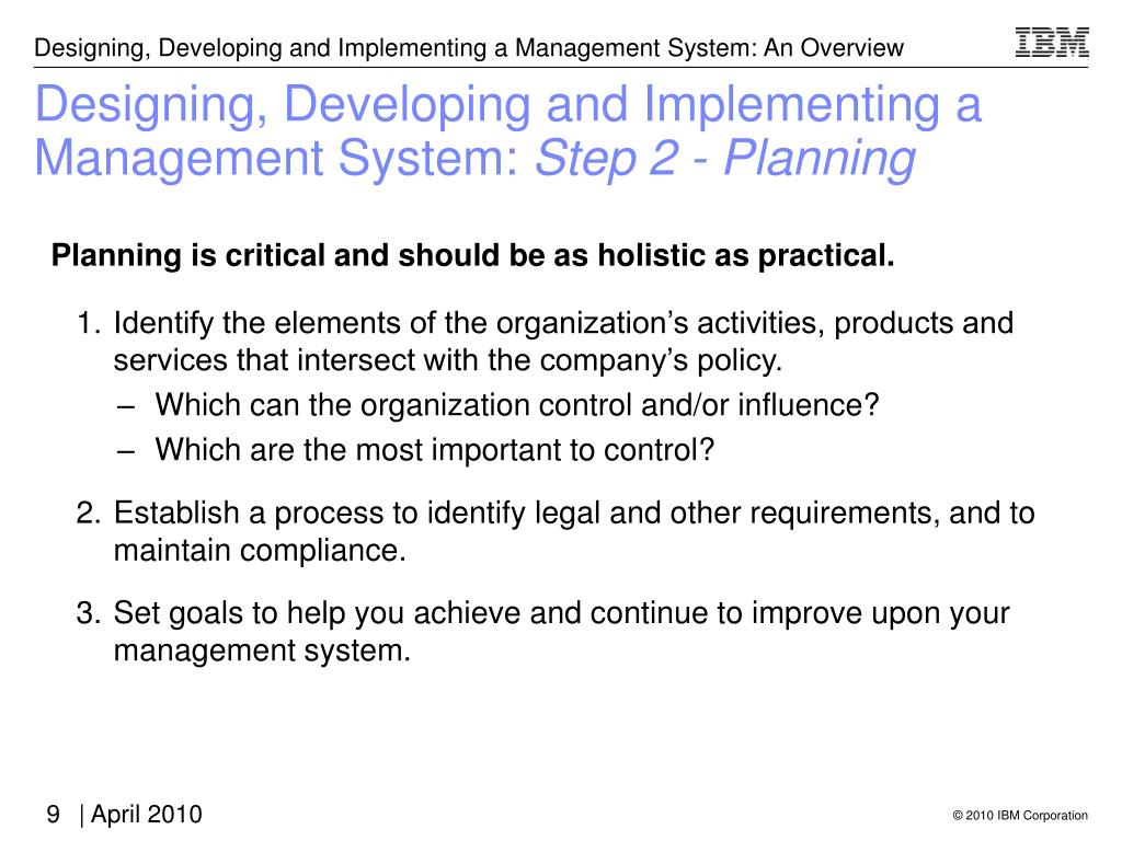 PPT - Designing, Developing and Implementing a Management System: An ...
