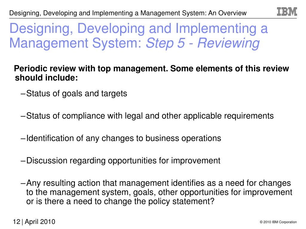 PPT - Designing, Developing and Implementing a Management System: An ...
