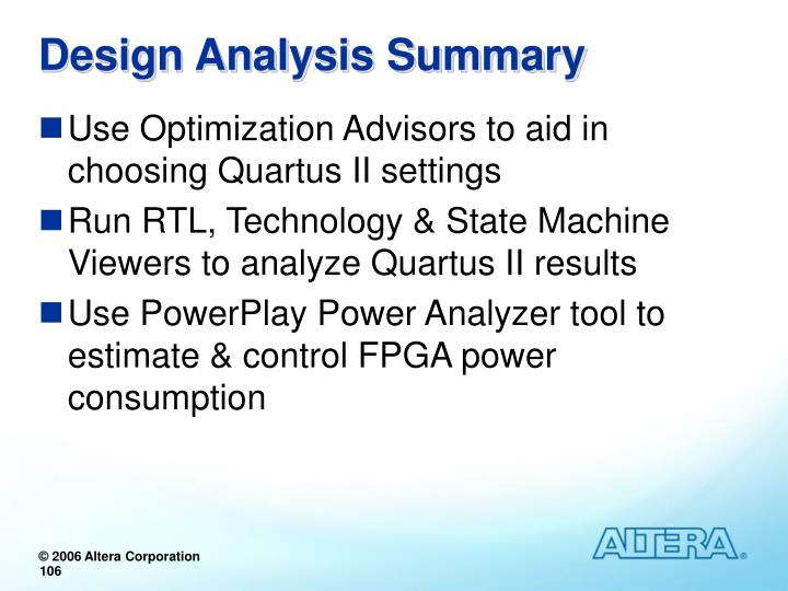 PPT - Designing with the Quartus II Software PowerPoint Presentation ...