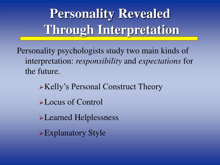 PPT - Personality Psychology PowerPoint Presentation - ID:251027
