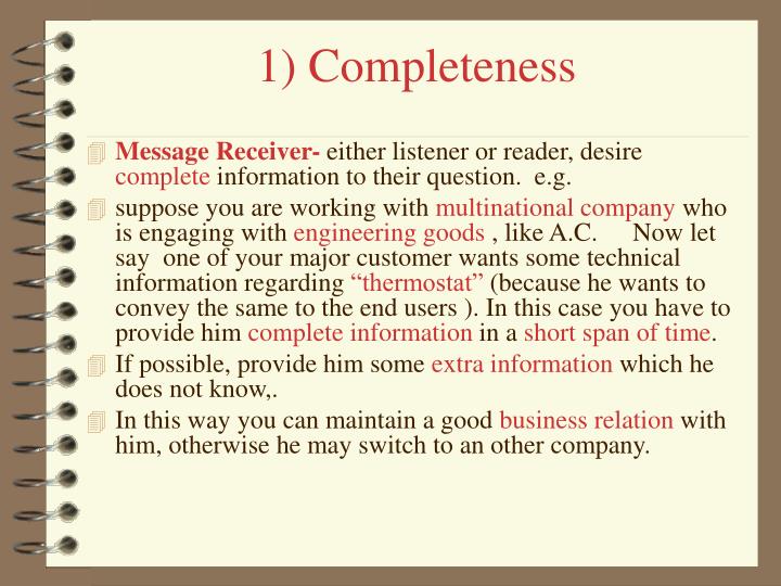 PPT - Effective Communications (7 C’s) PowerPoint Presentation - ID:251205