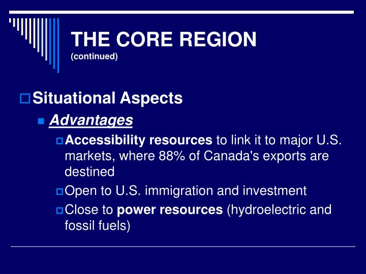 PPT - CANADA’S CORE REGION (CHAPTER 6) PowerPoint Presentation - ID:251708