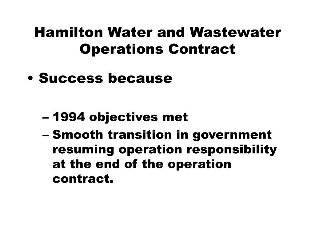 PPT - Three PPP Success Stories in Water and Waste Water Works in ...