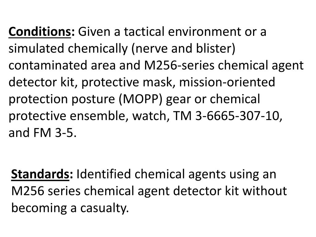 PPT - Identify Chemical Agents Using M256-Series Chemical Agent ...