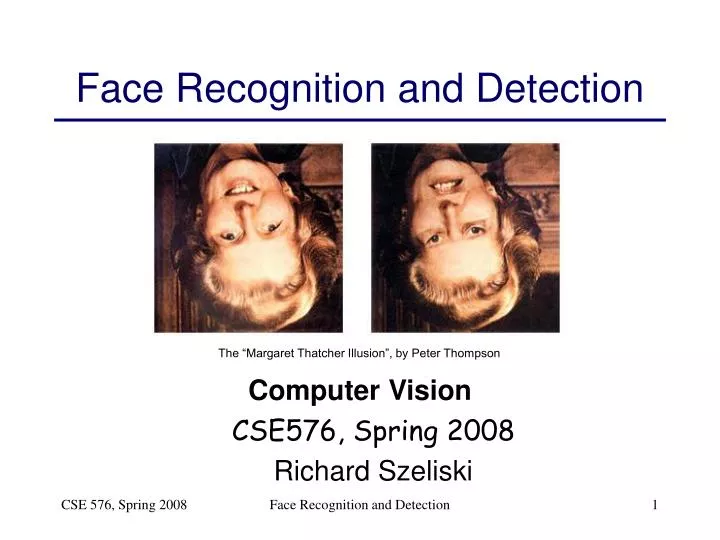 PPT - Face Recognition and Detection PowerPoint Presentation, free ...