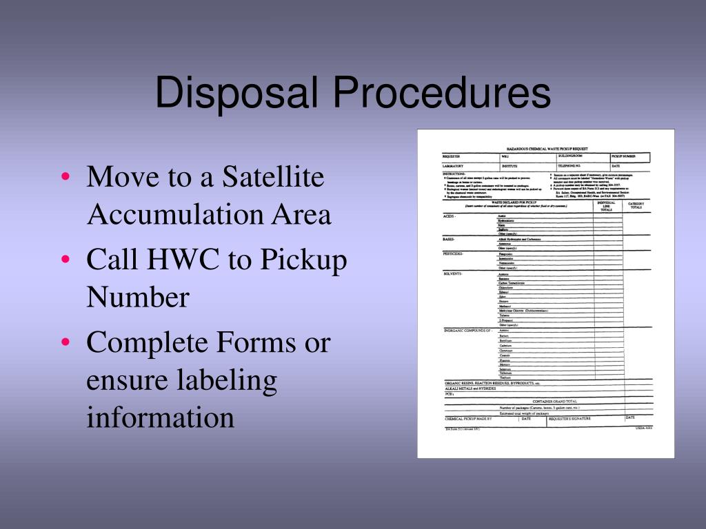 PPT - Chemical Waste Management Refresher Training PowerPoint ...