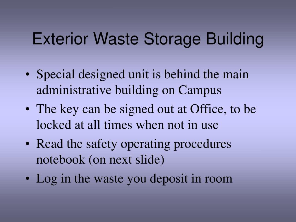 PPT - Chemical Waste Management Refresher Training PowerPoint ...