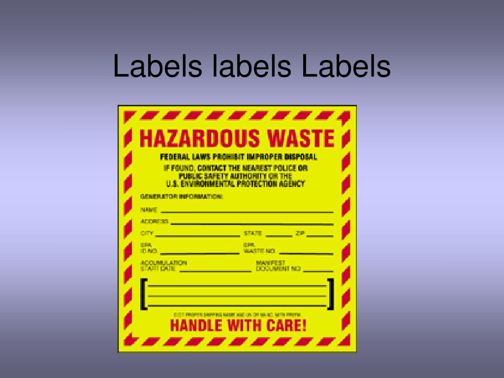 PPT - Chemical Waste Management Refresher Training PowerPoint ...