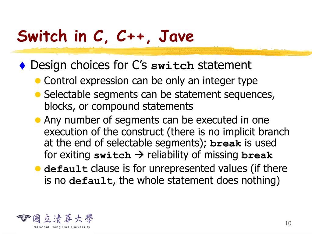 Ppt Cs2403 Programming Languages Statement Level Control Structures Powerpoint Presentation
