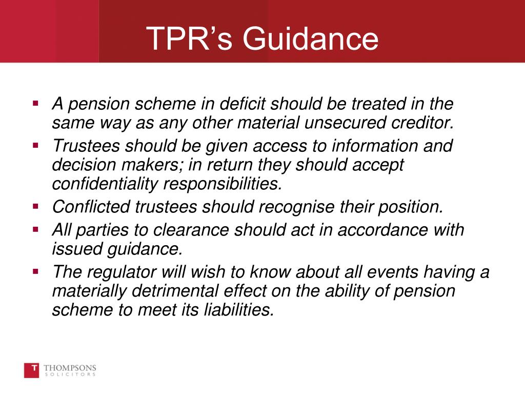 PPT - Occupational Pensions and business transfers: Employers’ Powers ...