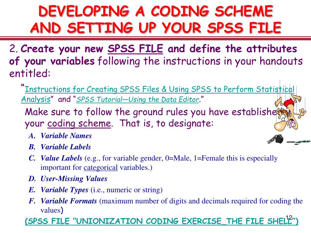 Ppt Developing A Coding Scheme And Setting Up Your Spss Data File Powerpoint Presentation Id