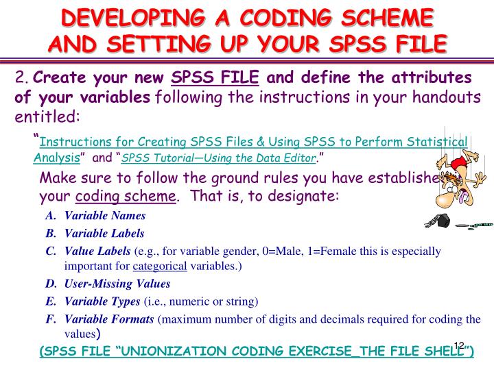 PPT - DEVELOPING A CODING SCHEME AND SETTING UP YOUR SPSS DATA FILE PowerPoint Presentation - ID ...